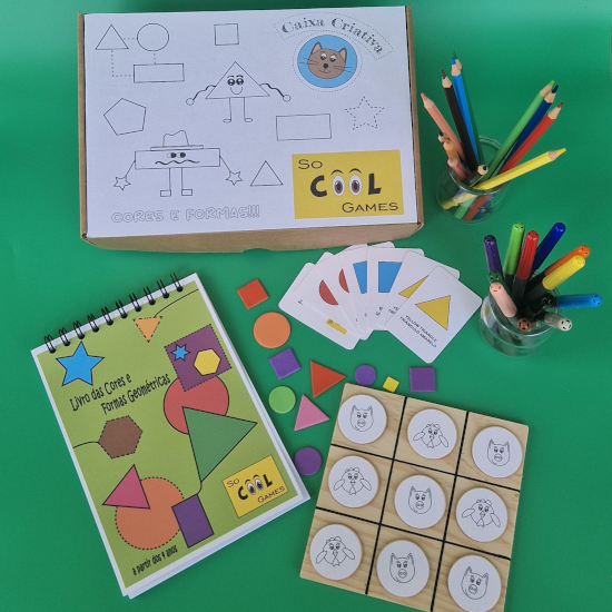 Creative Box – Colours & Shapes Activities for Ages 3+ | So Cool Games